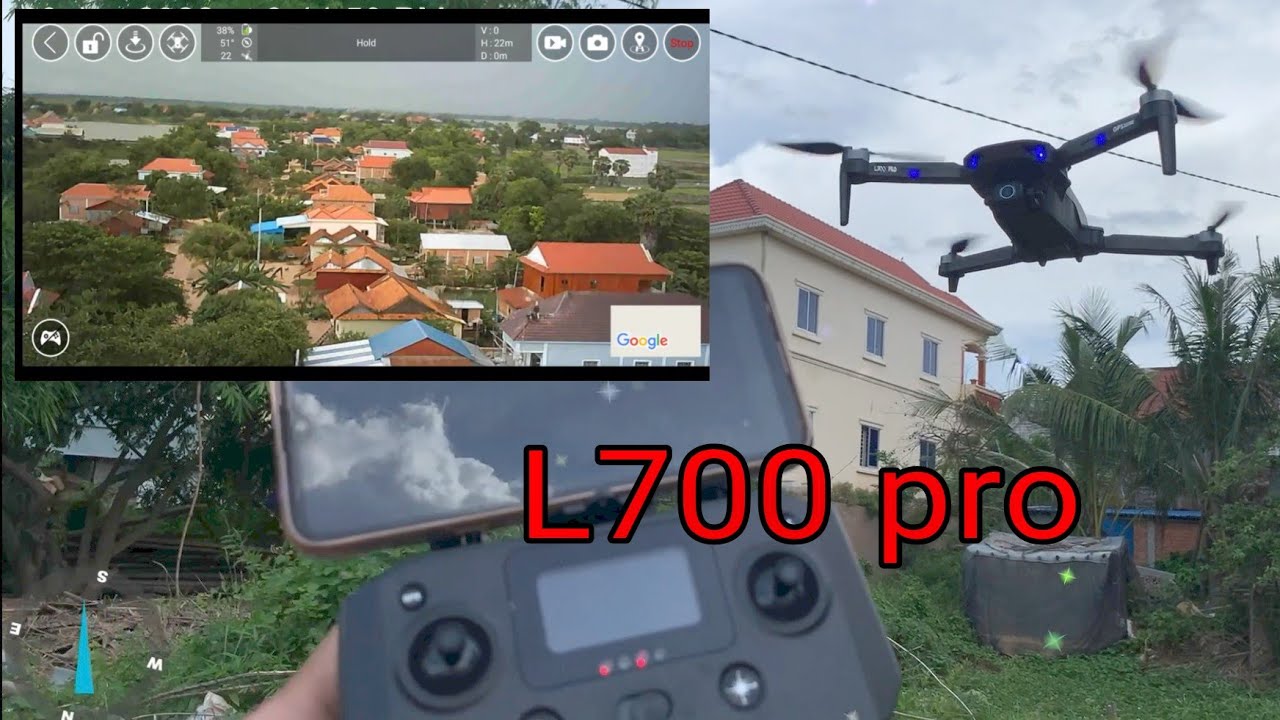 L700 pro drone Review and Test - YouTube
