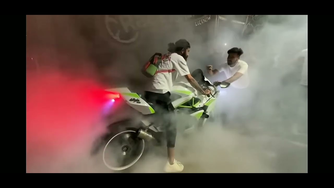 burnout for h2 / for the UK07 Rider - YouTube