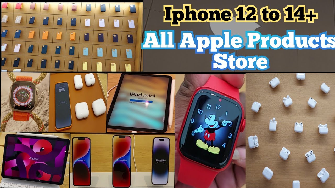 All Iphone Series in Apple Store//Iphone Store @vizagnaveen - YouTube