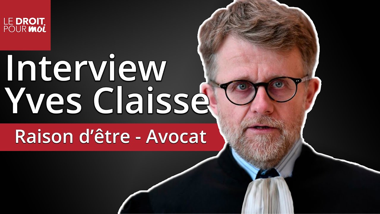 Interview d'Yves Claisse, premier avocat à avoir doté son cabinet d'une ...