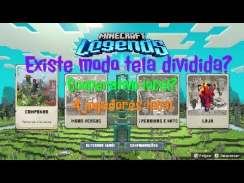 Minecraft Legeds | Existe modo multiplayer local até 4 jogadores ...