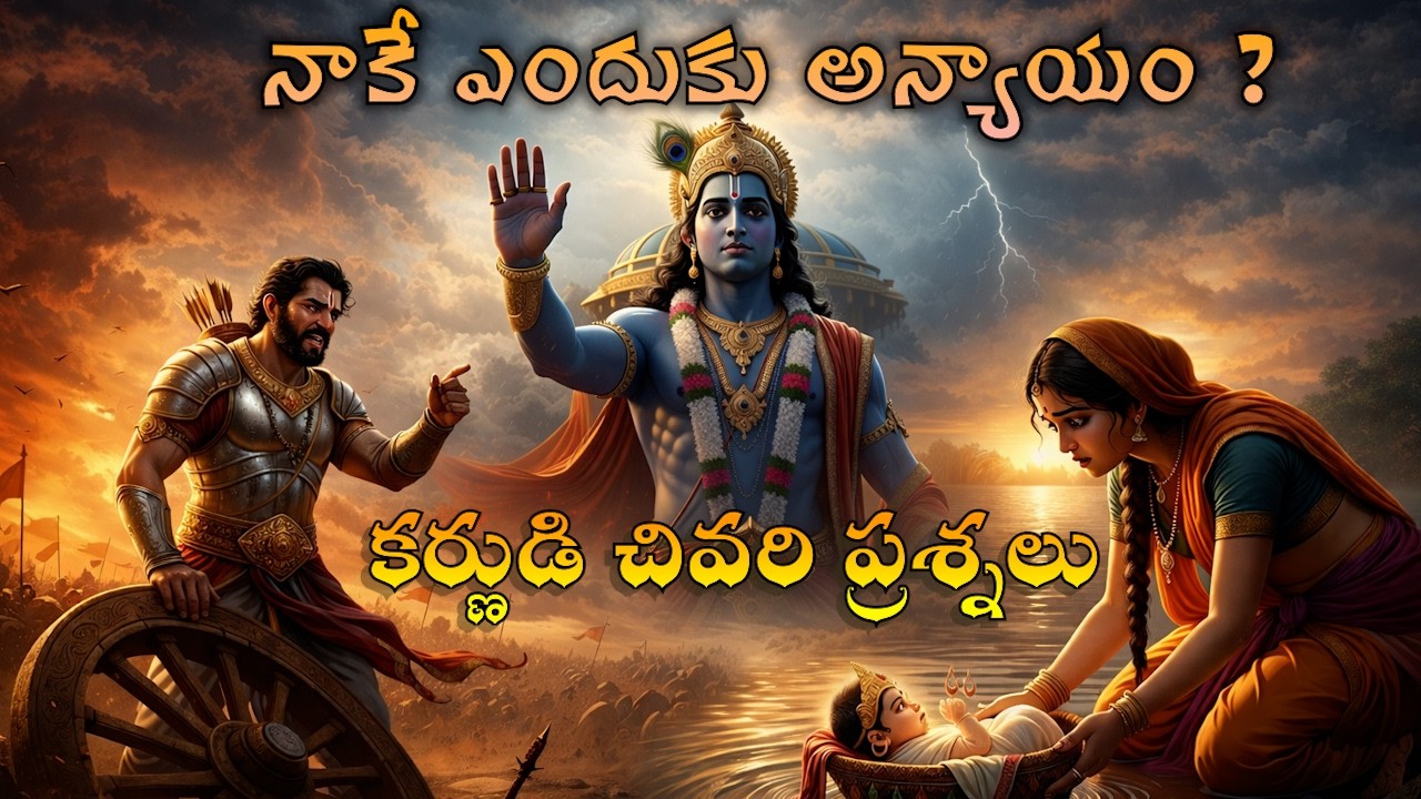 Karnudi Chivari Kshanalu | Enduku Asahaya Sthitilo Karnudini Champamani ...