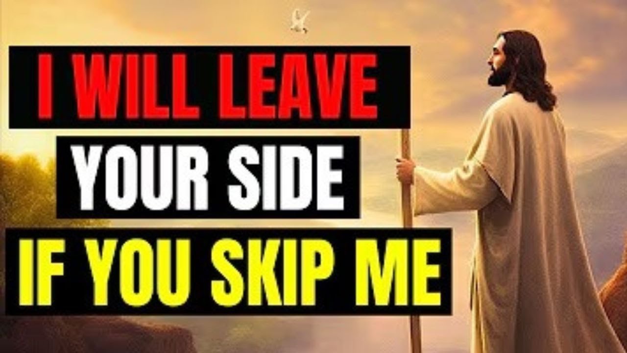 God Says Today | I WILL LEAVE !! | god message for you today | - YouTube