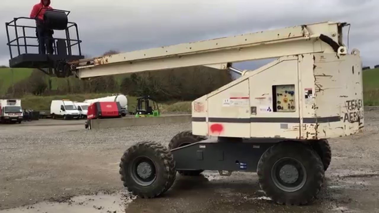 TEREX TB60 4WD 60ft DIESEL BOOM LIFT - YouTube