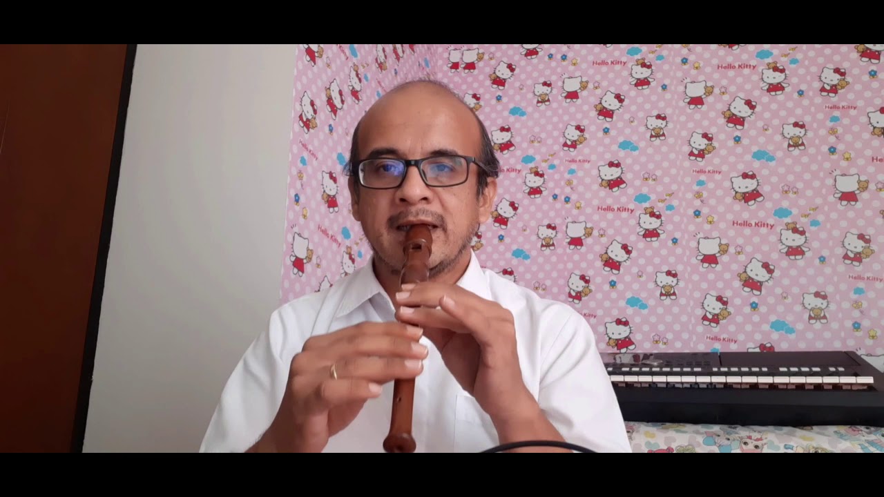 Pelajaran recorder not e dan d: lagu Amazing Grace - YouTube