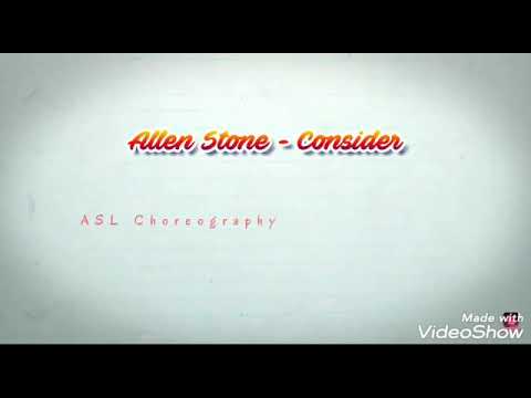 @Allen_Stone - Consider | ASL choreography - YouTube