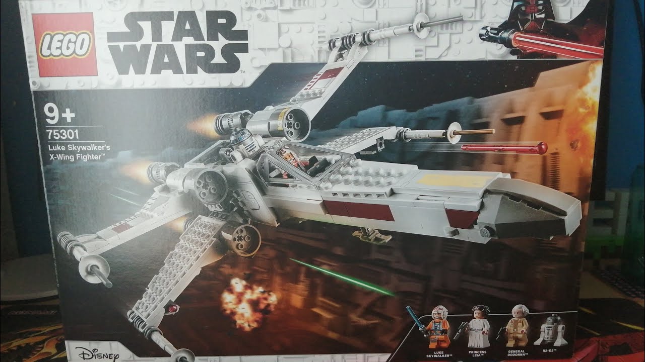 lego star wars luke skywalker x-wing fighter 75301 review - YouTube