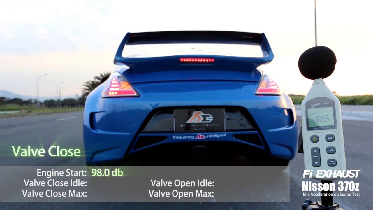 Crazy Nissan 370z Exhaust With Intelligent Valvetronic System - YouTube