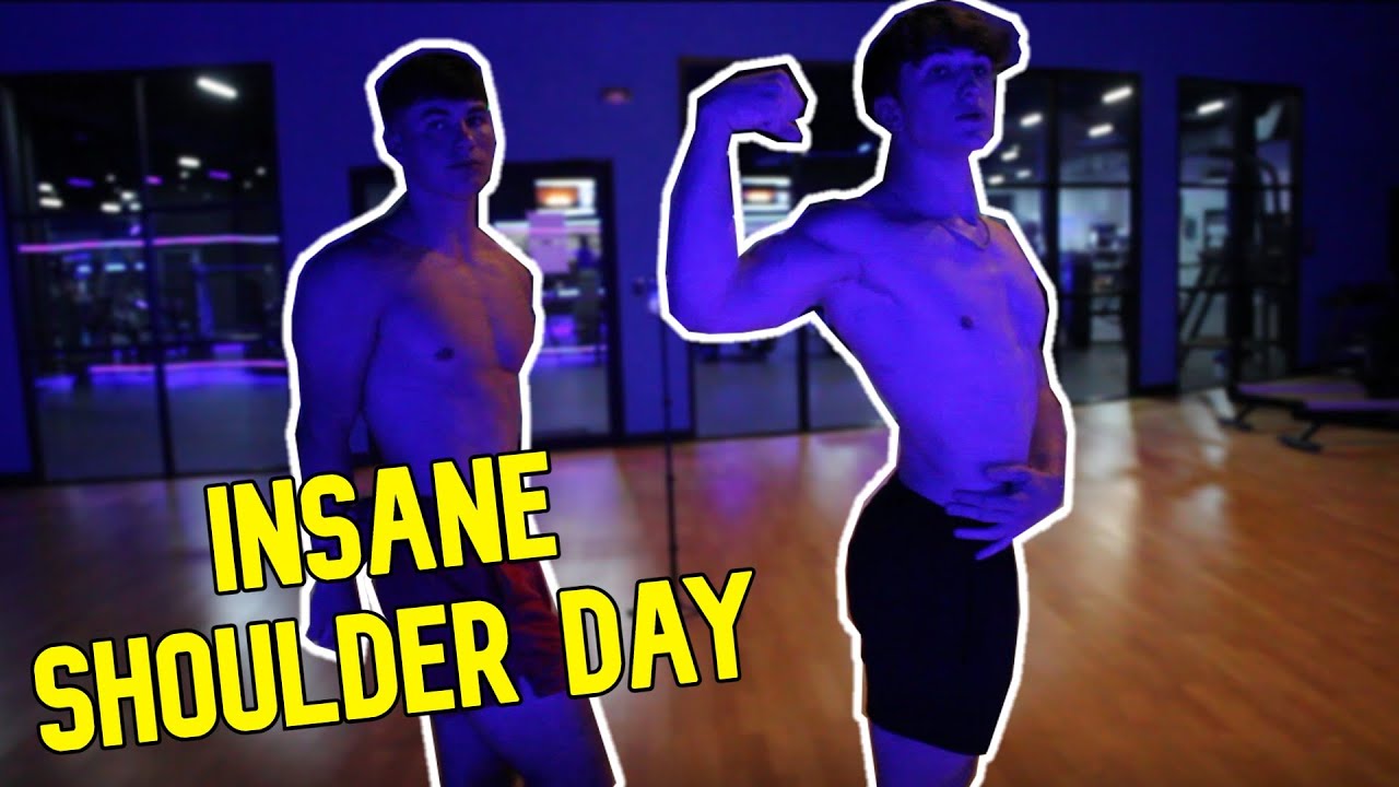 Crazy Shoulder Day Workout W/ Saustinlifts - YouTube
