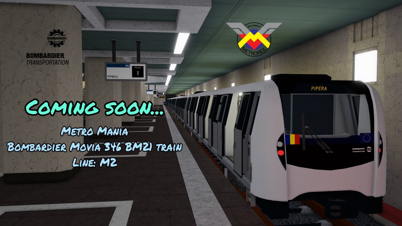 Metro Mania - ROBLOX - Line M2 - YouTube