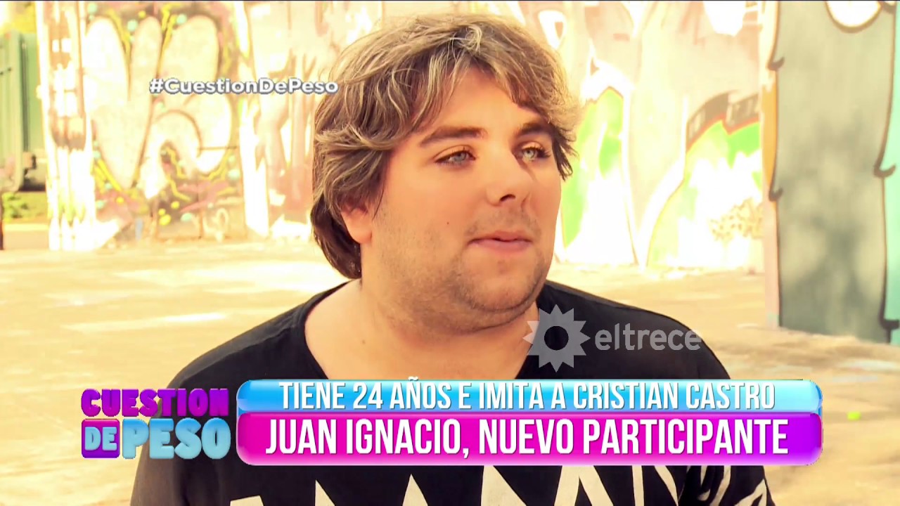 Juan Ignacio es el doble de Cristian Castro y quiere bajar de peso ...