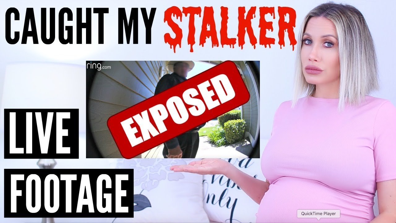 CAUGHT MY STALKER (LIVE FOOTAGE) - YouTube