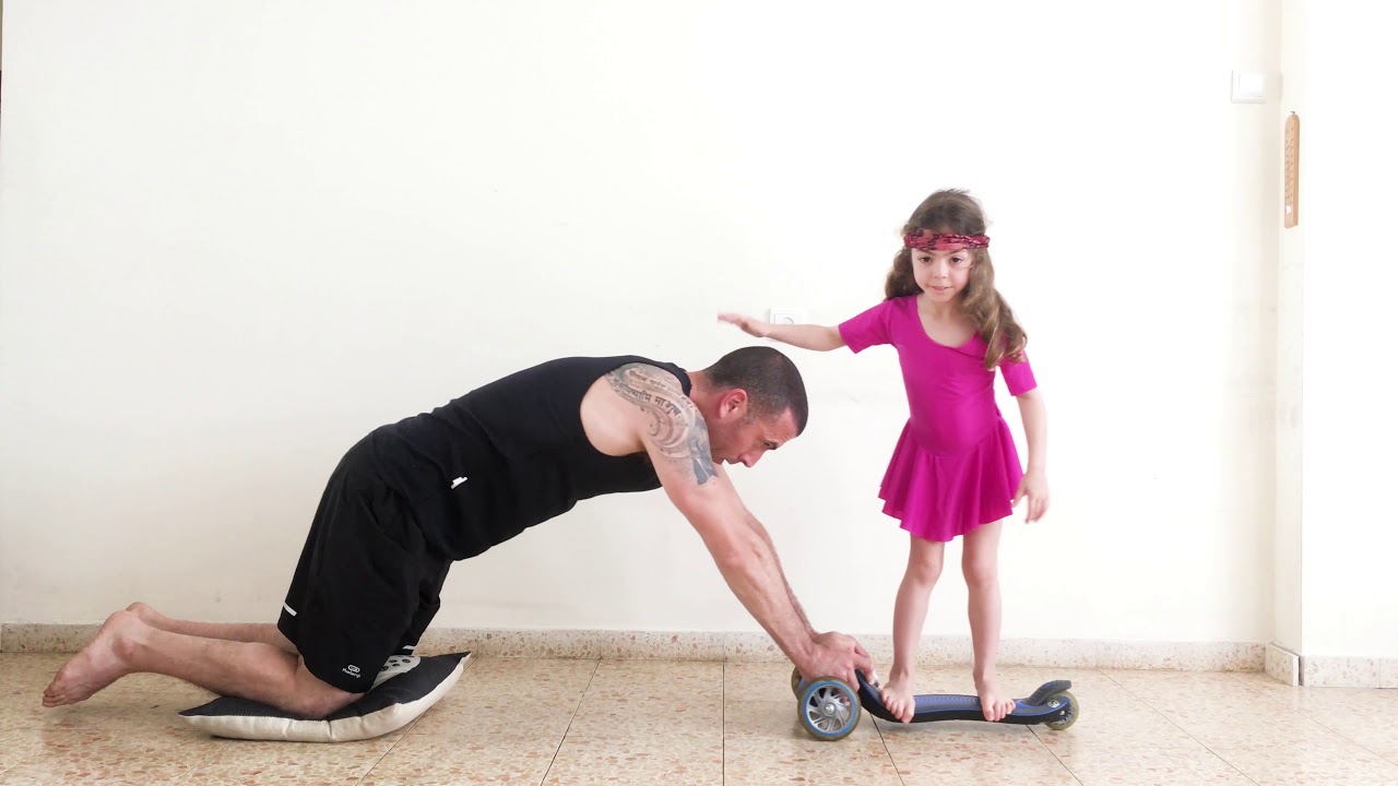 Exercise for kids: Abs surf - YouTube
