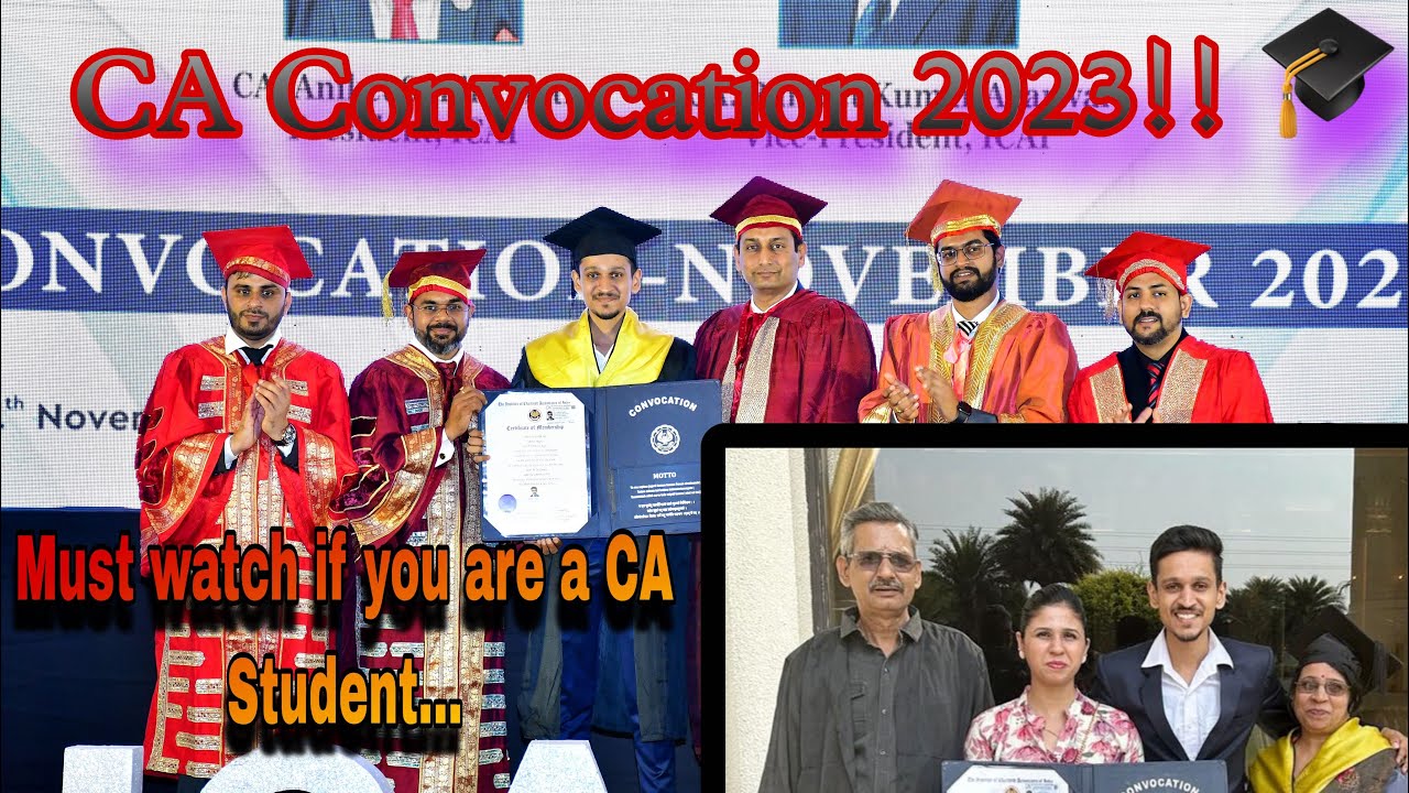 CA Convocation 2023 @Indore, CA Sharad Bagora #ca #convocation #caexams #halfca #motivation ...