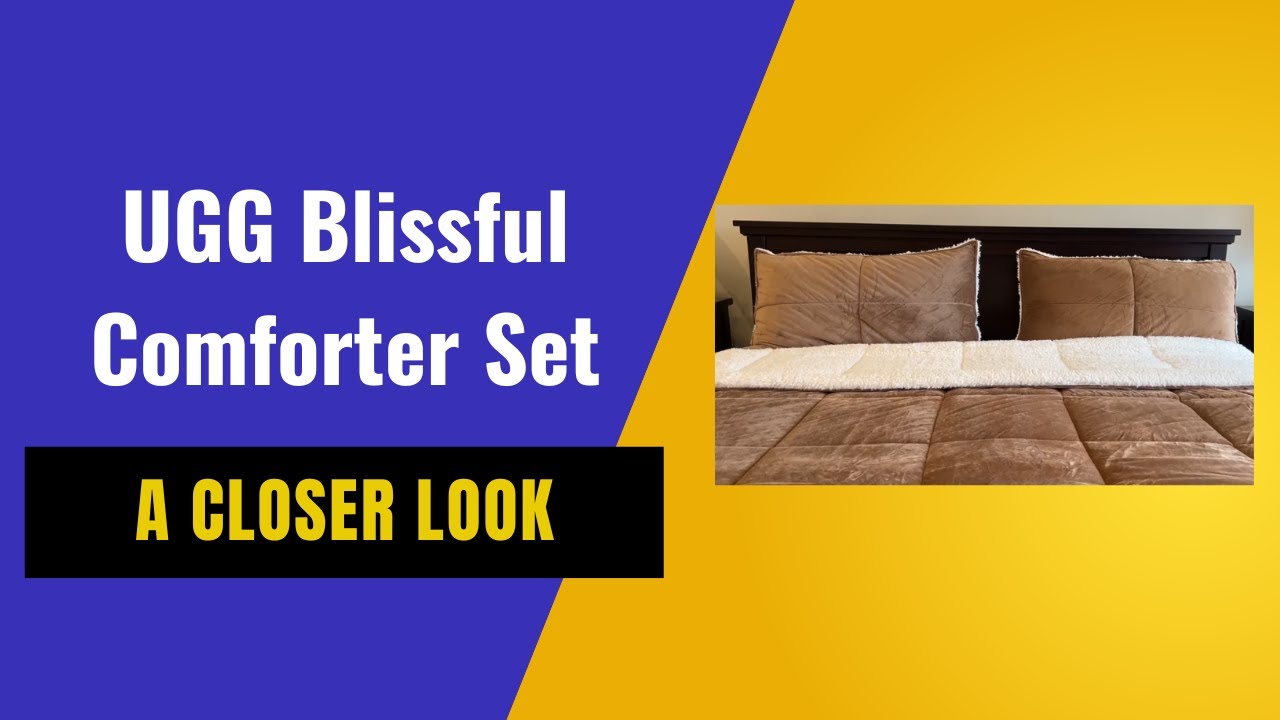 A Closer Look at the Ugg Blissful Comforter Set - YouTube