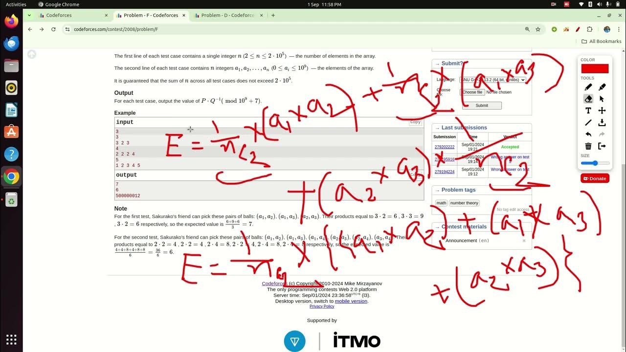 F. Sakurako's Box | Codeforces Round 970 (Div. 3) - YouTube
