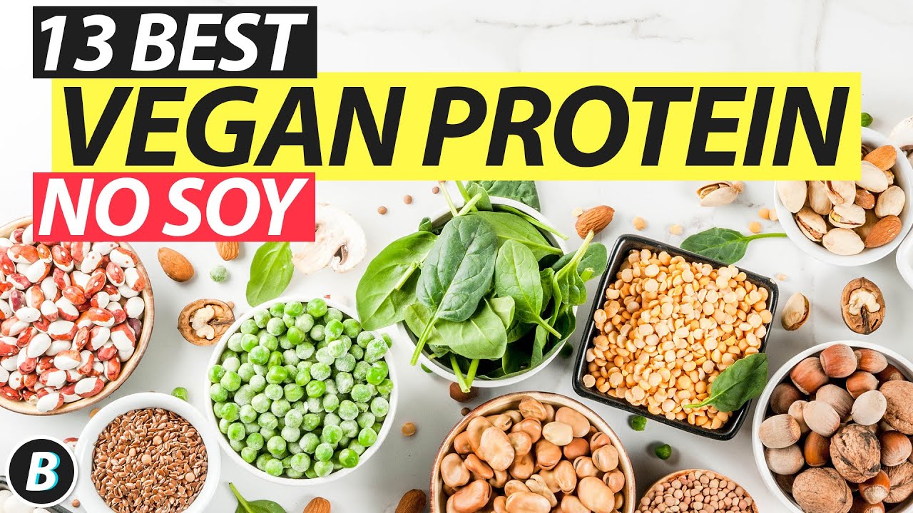 13 Best Vegan Protein Foods No Soy - YouTube