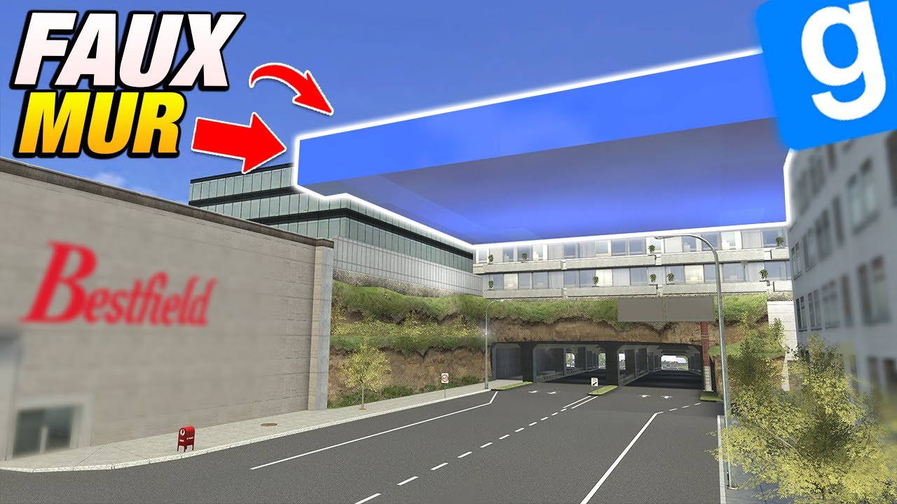 Un FAUX MUR Dans Le CIEL 100% INVISIBLE ! Gmod DarkRP - YouTube