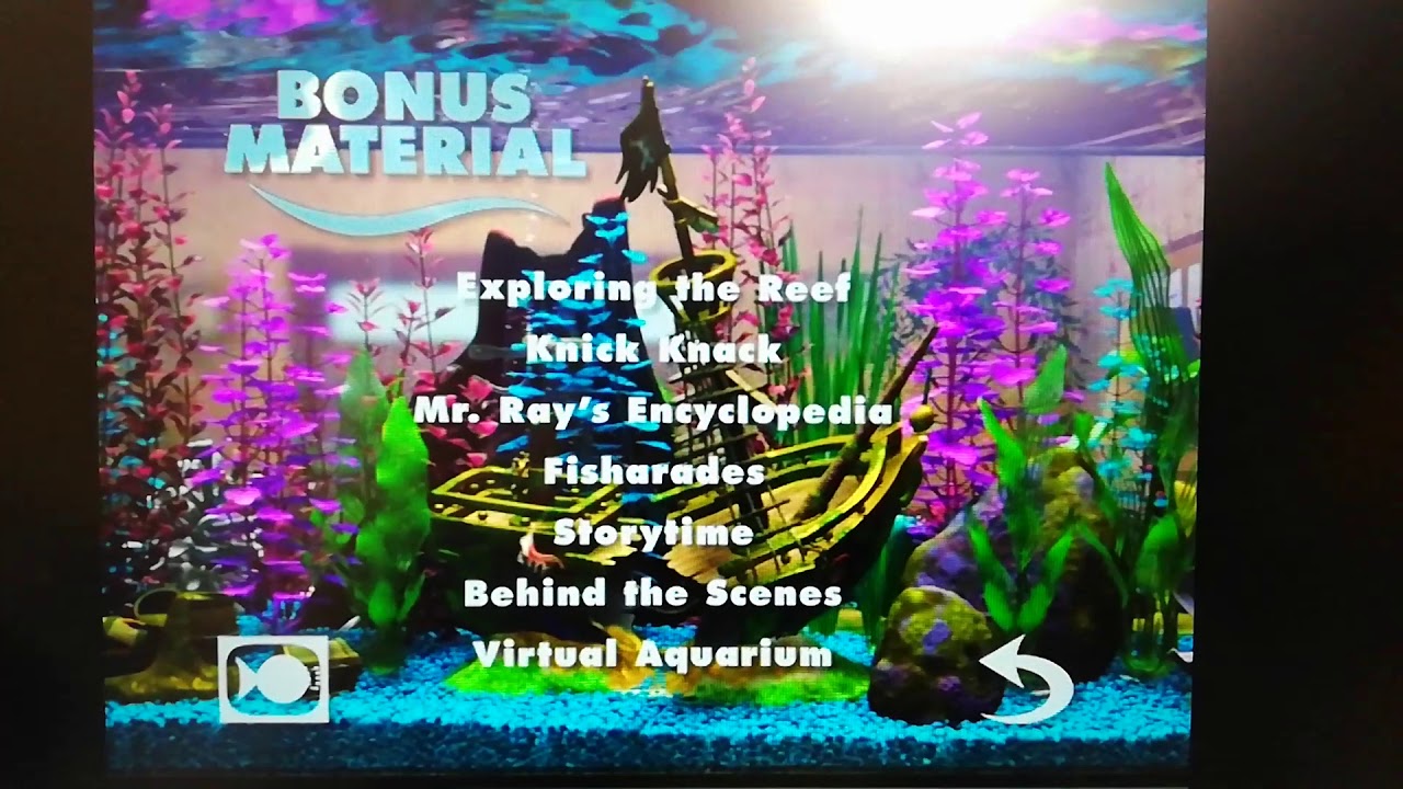 Finding Nemo Disc 2 DVD menu part 2 - YouTube