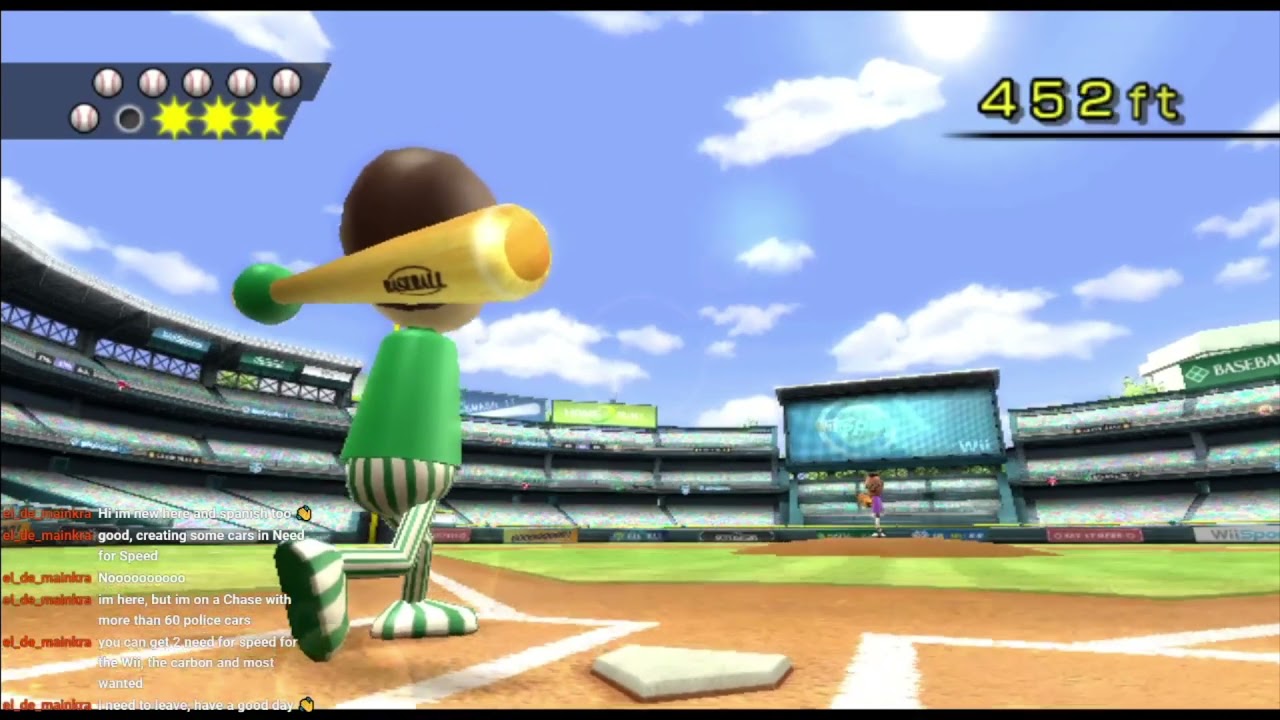 Getting 10 Home Runs in a Row in Wii Sports - YouTube