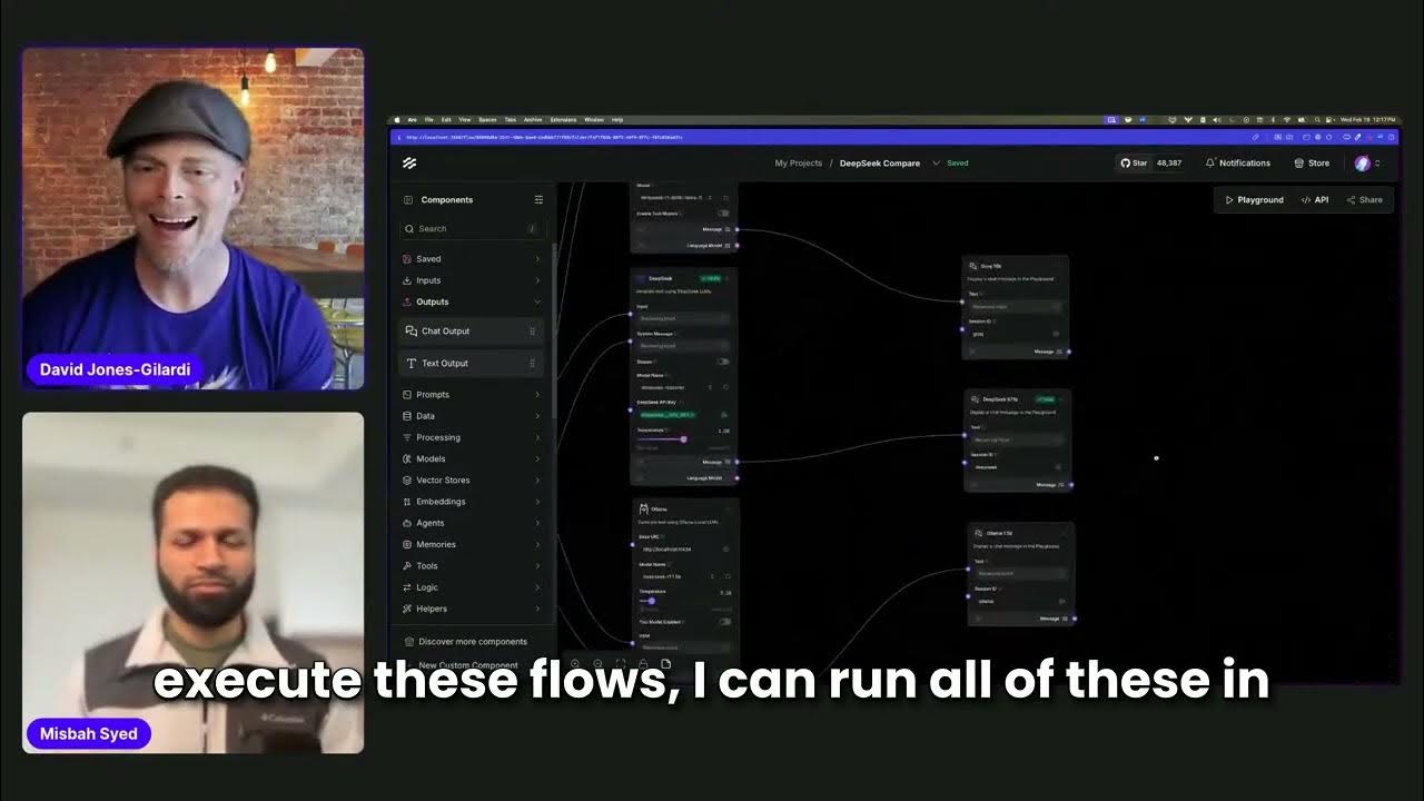 Compare AI Models in Langflow: Groq, DeepSeek & Ollama - YouTube