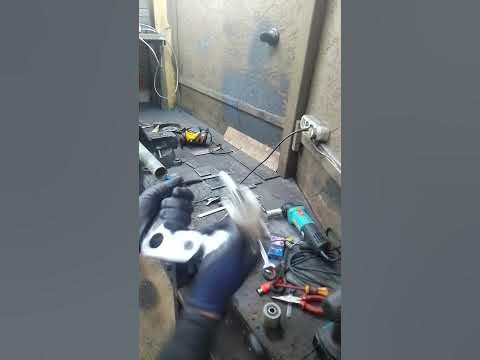 насадка на ушм для шлифовки труб - YouTube