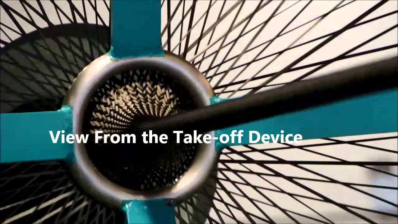 Radial Braiding using 6k Carbon Fibre Tows - YouTube