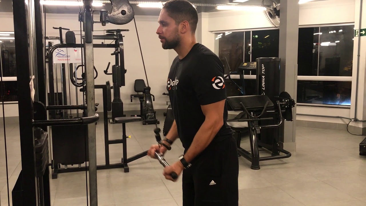 TRÍCEPS PULLEY INVERSO - YouTube