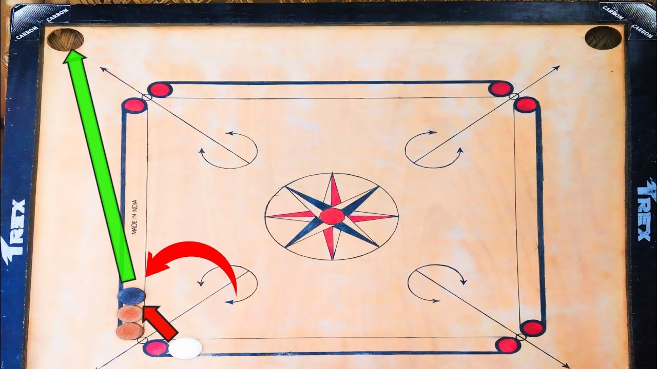 top 5 pro level and king shot and stroke in carrom जो हर बार आता है ...