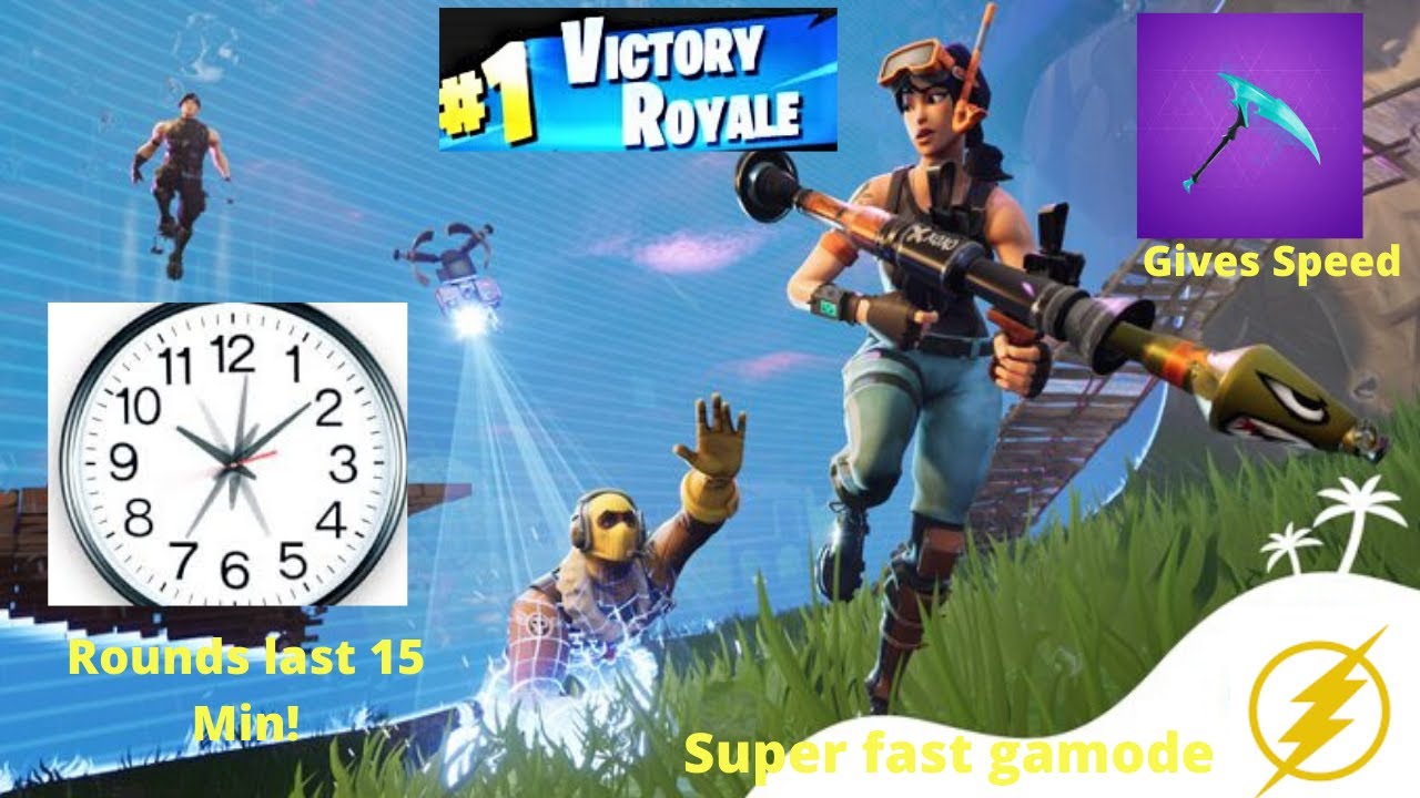 Epic just added a Superspeed mode (Blitz Fortnite Battle Royale) - YouTube