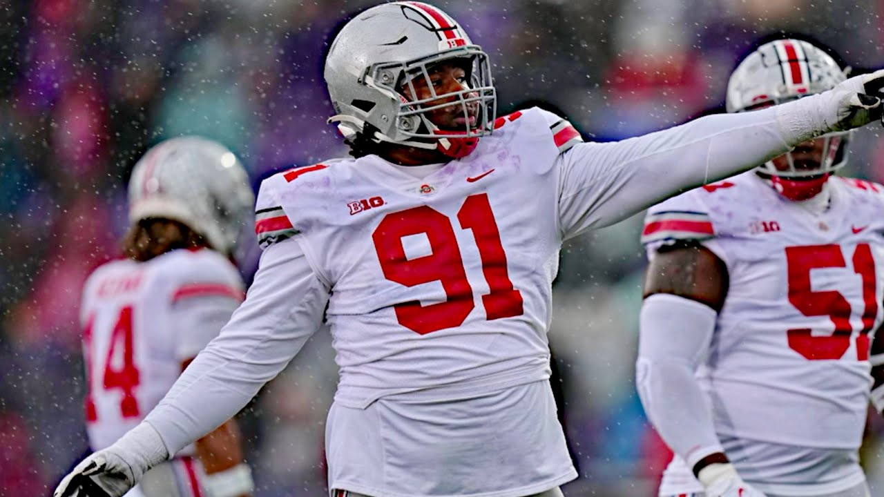 Tyleik Williams Full College Football Highlights | Ohio State Defensive ...