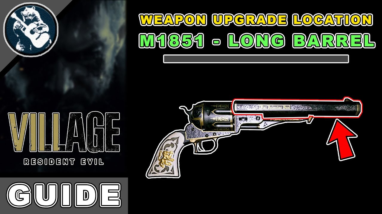 Free Weapons Upgrade: Long Barrel for Magnum Revolver in Resident Evil ...