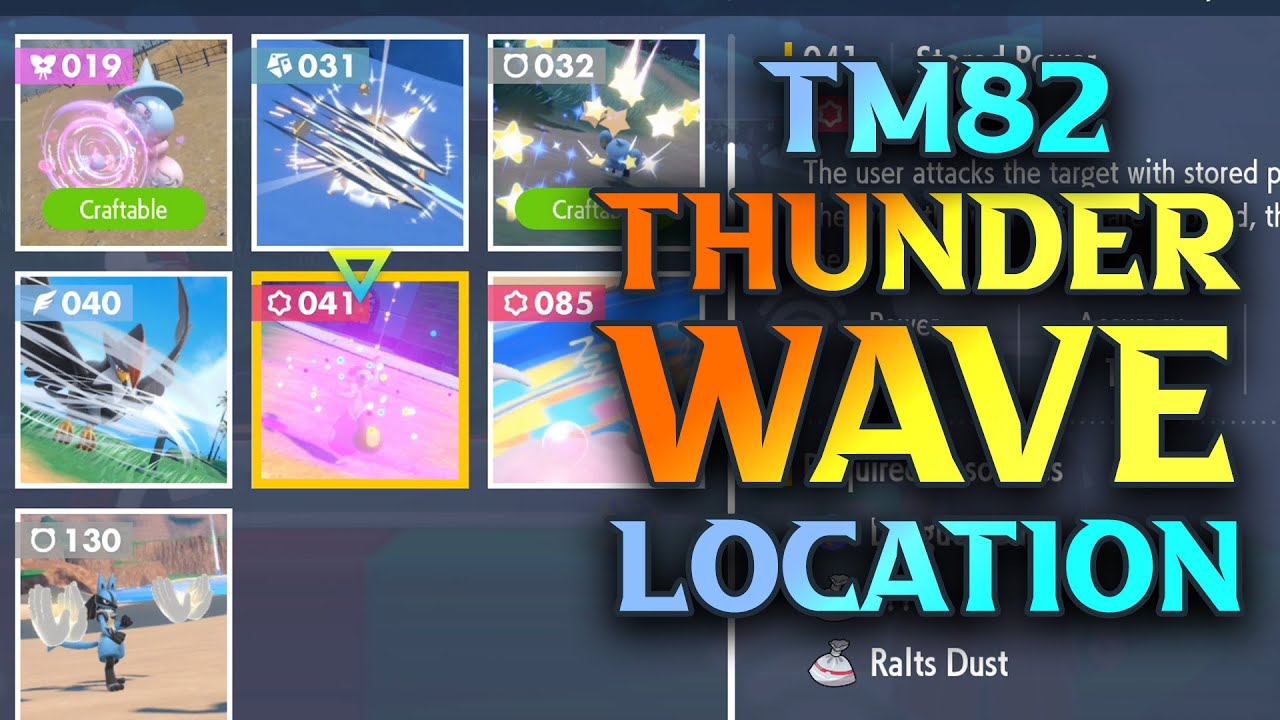 How To Get TM82 Thunder Wave - Pokemon Scarlet And Violet - YouTube
