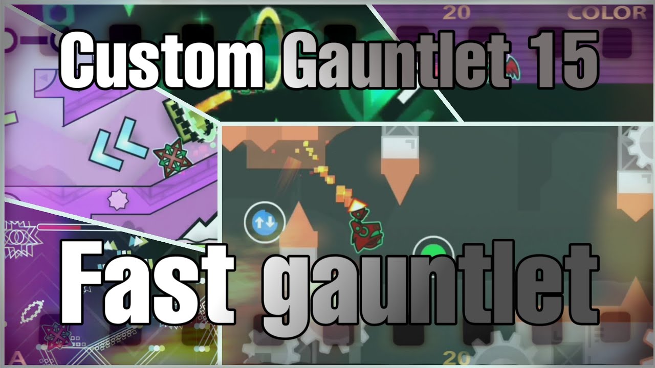 Geometry Dash Custom Gauntlet 15: Fast gauntlet - YouTube