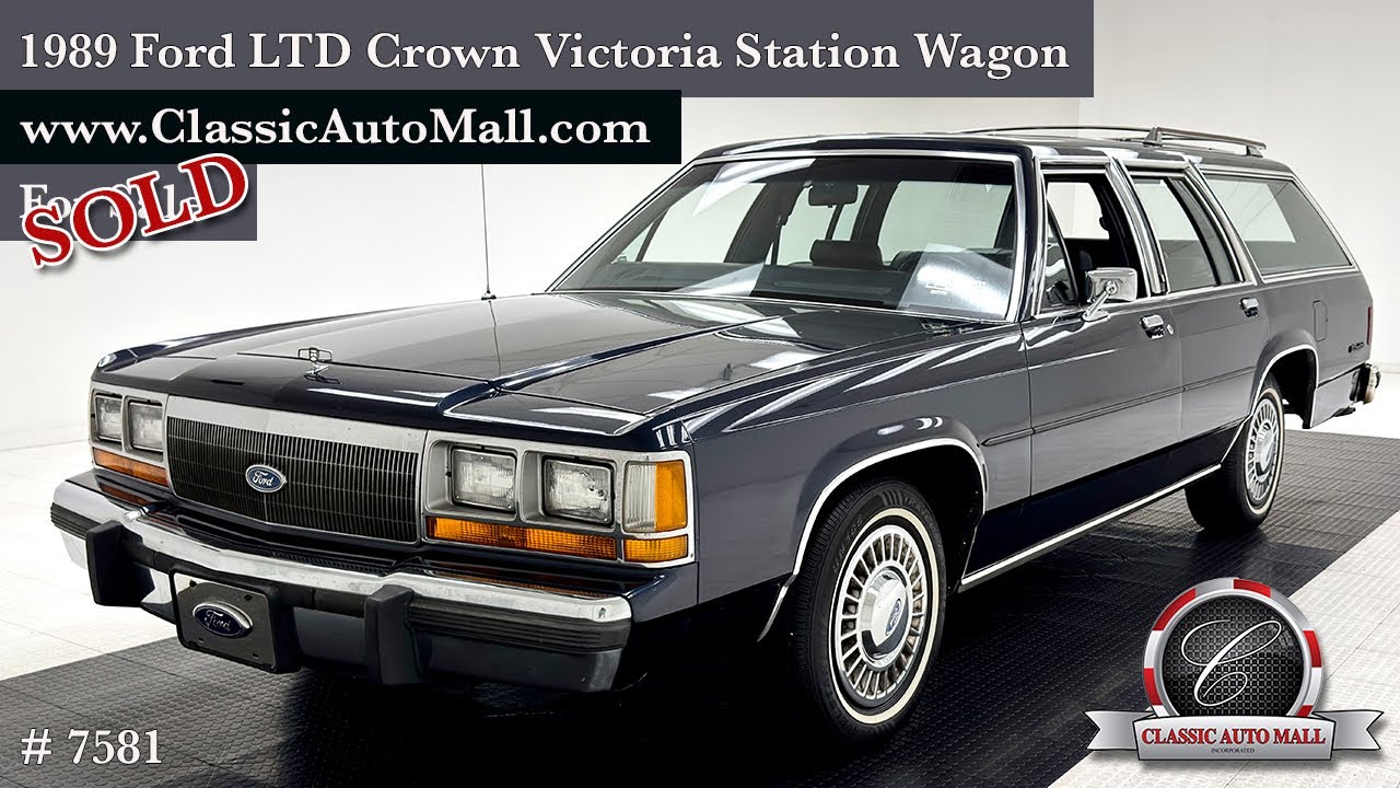1989 Ford LTD Crown Victoria Station Wagon - Sold at Classic Auto Mall ...