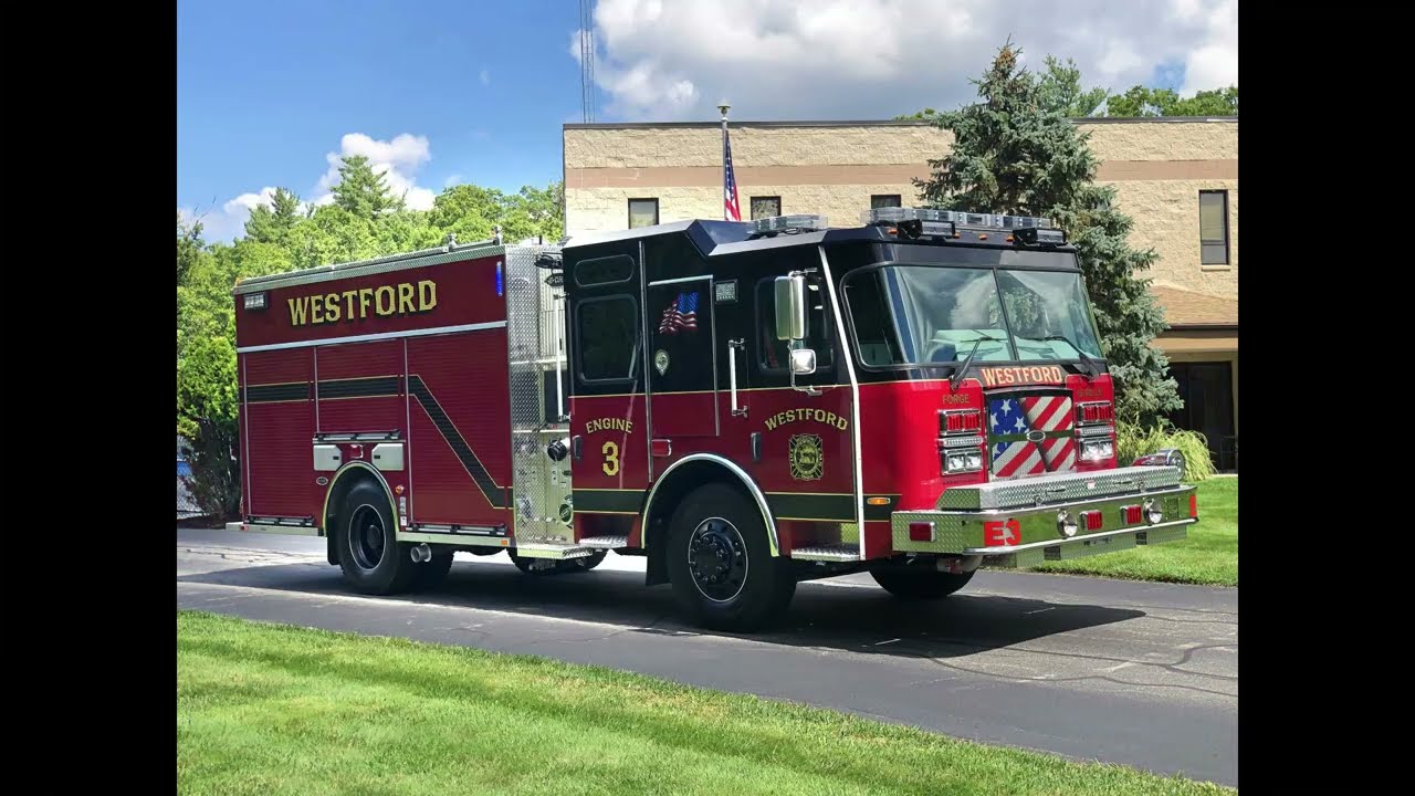 Westford,MA - E-One SS eMax Pumper - YouTube