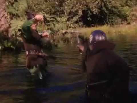 The Adventures of Robin Hood(1938) - Robin Hood vs. Friar Tuck