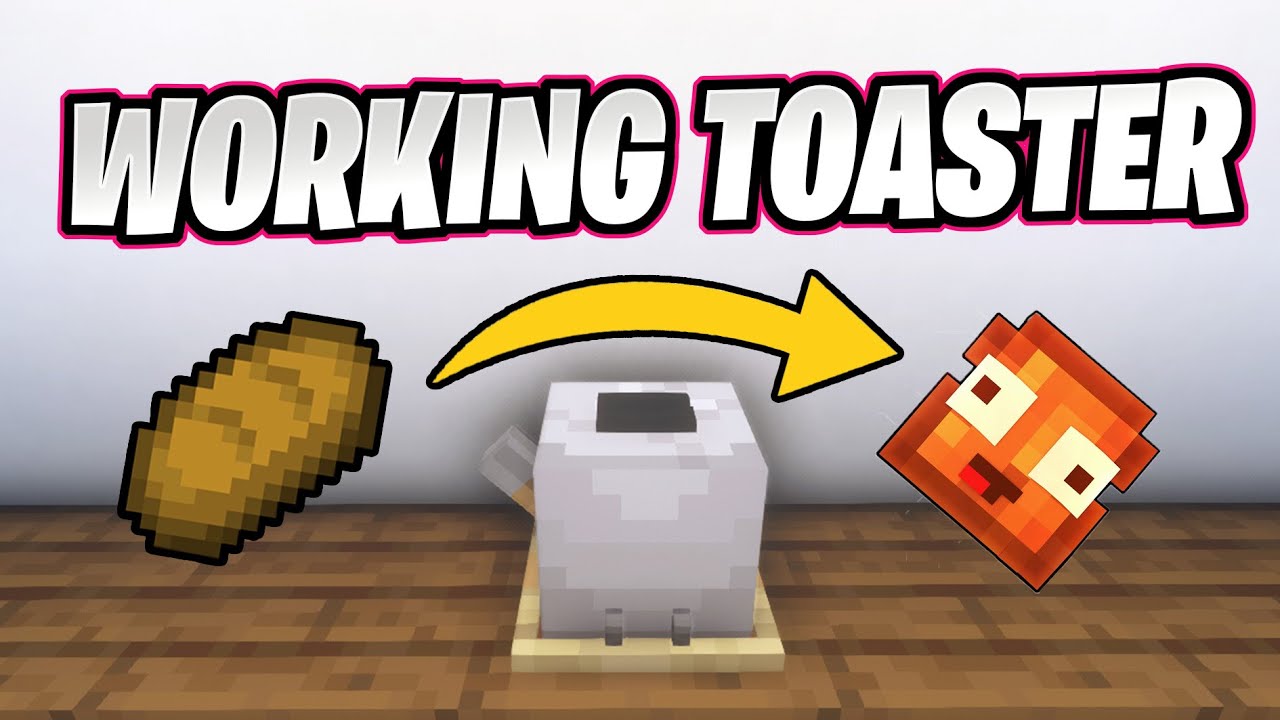 Minecraft: Working Toaster Build Hack Tutorial! - YouTube