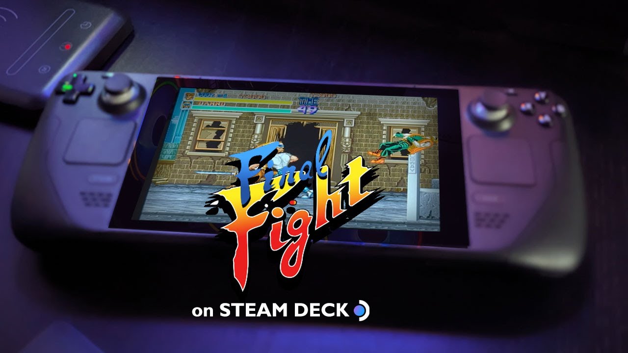 Final Fight 1989 beat 'em up Arcade Game | Steam Deck Gameplay | MAME ...