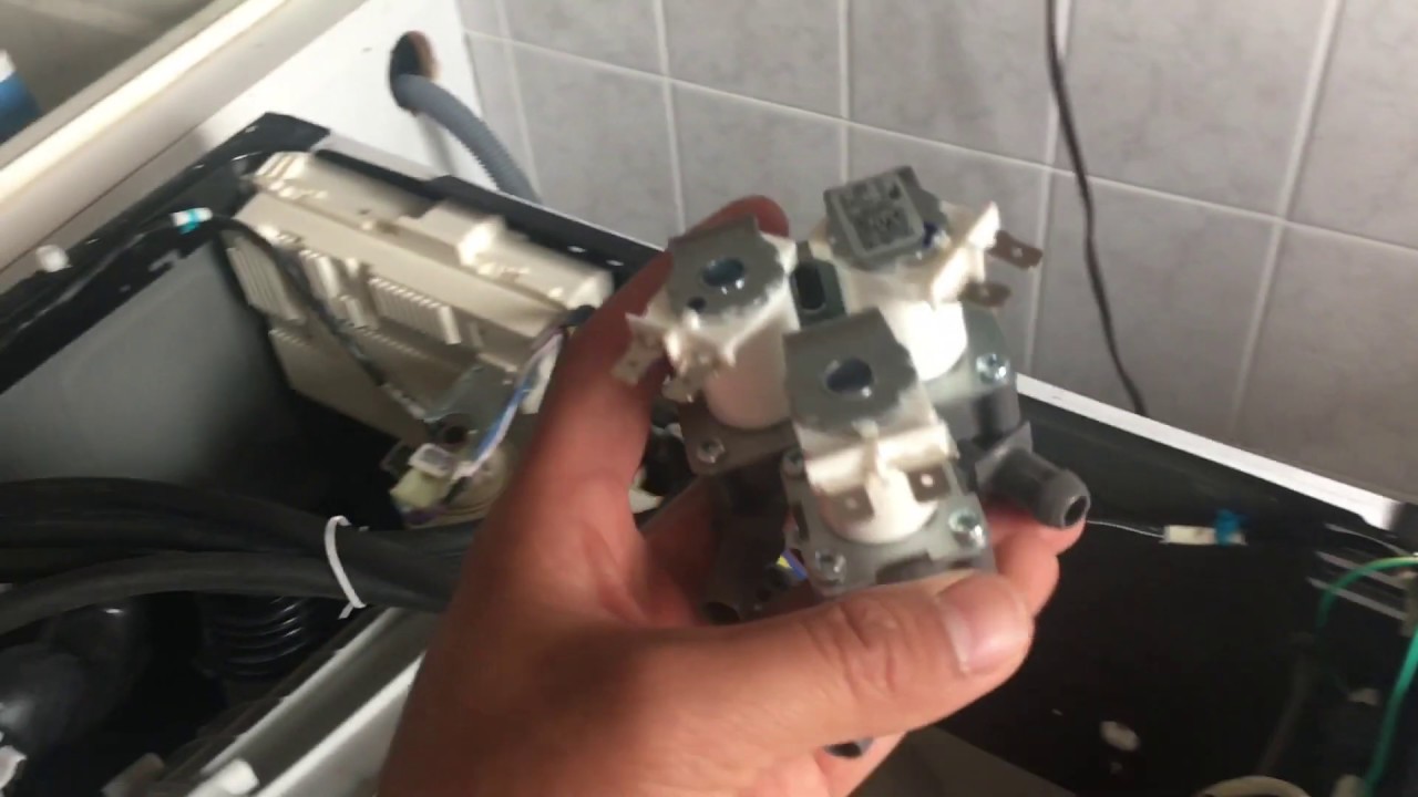 EASY FIX - LG washing machine - Cold water intake valve installation ...