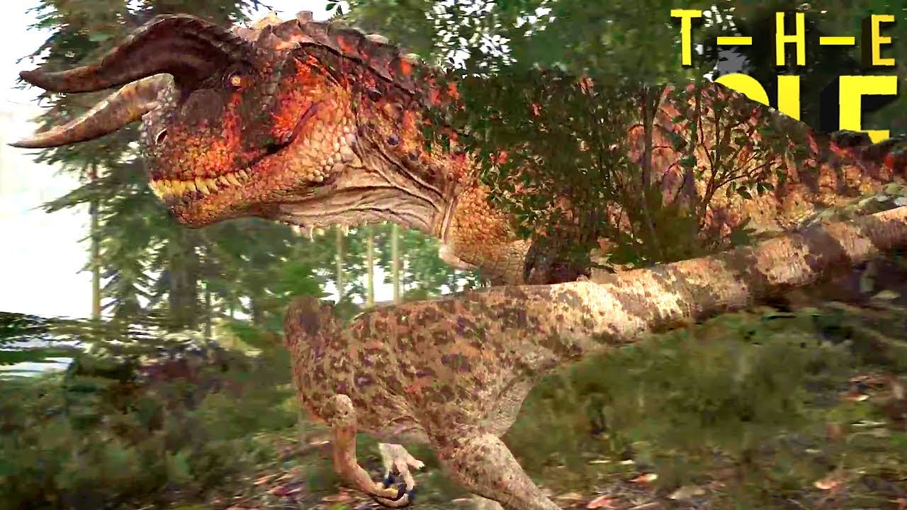 The Isle Realismo - SUSTO GIGANTESCO, Hypo Carnotaurus Chegando ...