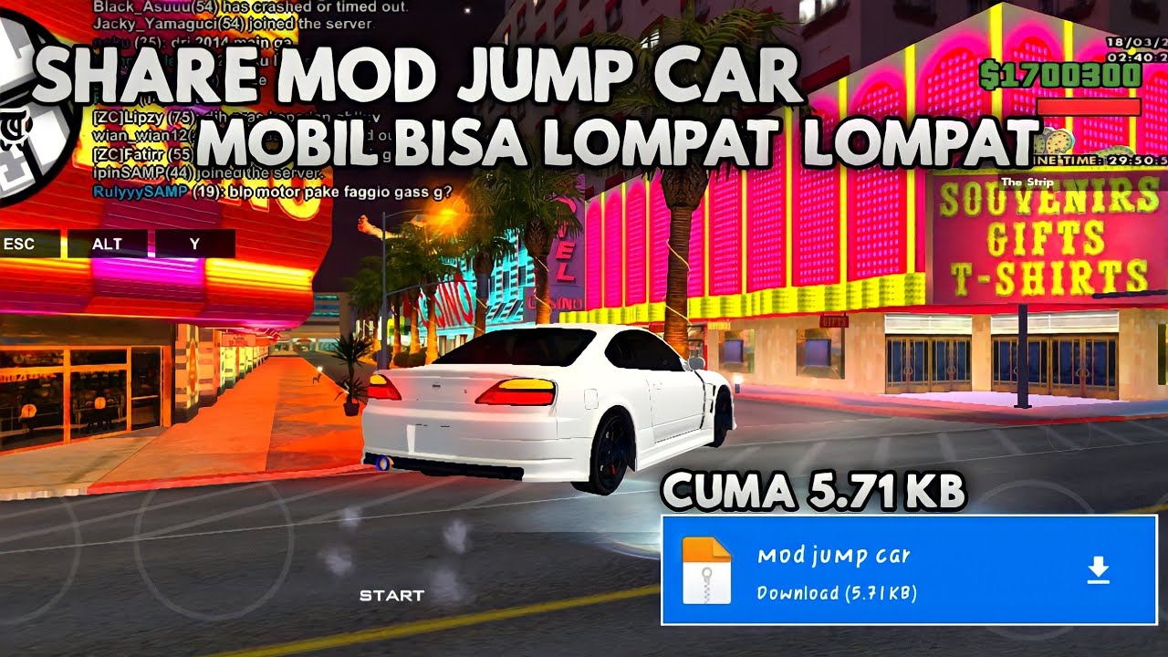 SHARE MOD JUMP CAR!!! MOBIL BISA LOMPAT-LOMPAT JUGA BISA BUAT JUMP ...