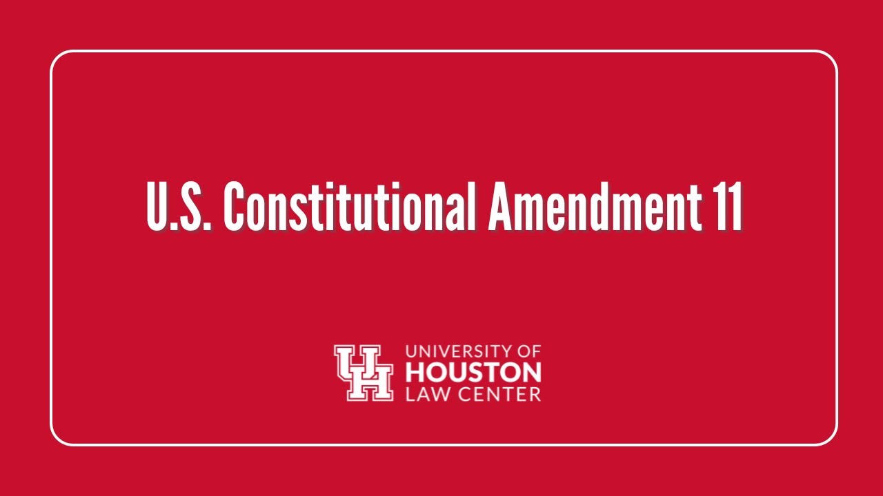 U.S. Constitutional Amendment 11 - YouTube
