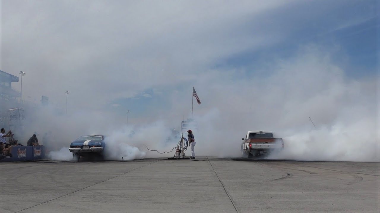 Hot Rod Power Tour 2019 Burnout Contest - Norwalk Ohio Summit ...