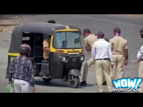 İNDIA Curfew  Hindistan'da Sokağa Çıkma Yasağı Ceza kesildi