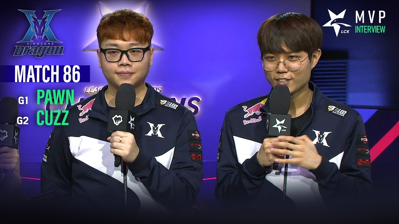 Interview with Pawn + Cuzz [2019 LCK SPRING] 03.29 Match86 : GRF vs KZ - YouTube