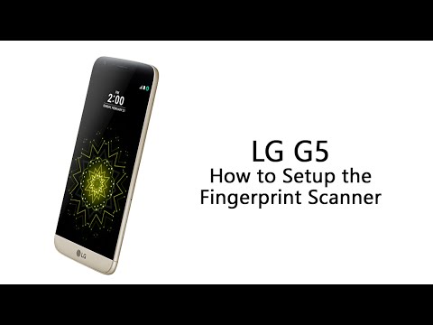 LG G5 - How to Setup the Fingerprint Scanner - YouTube