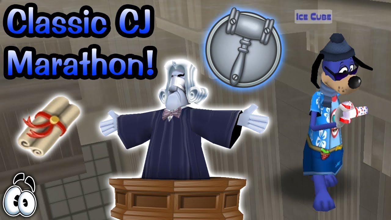 Justice is Blind: Classic CJ Marathon! | Toontown Rewritten - YouTube
