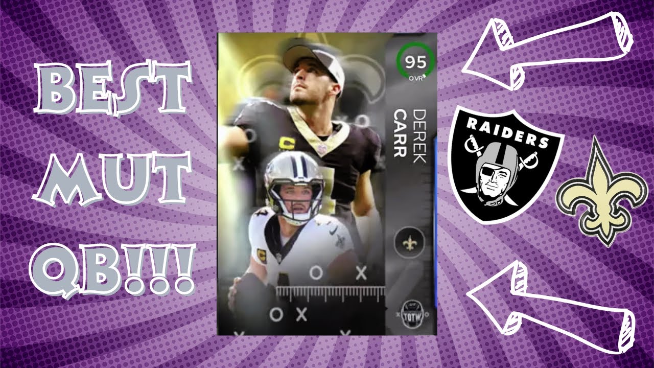 EA Finally Dropped an AWESOME Raiders QB! MUT 24 Derek Carr 95 OVR H2H ...
