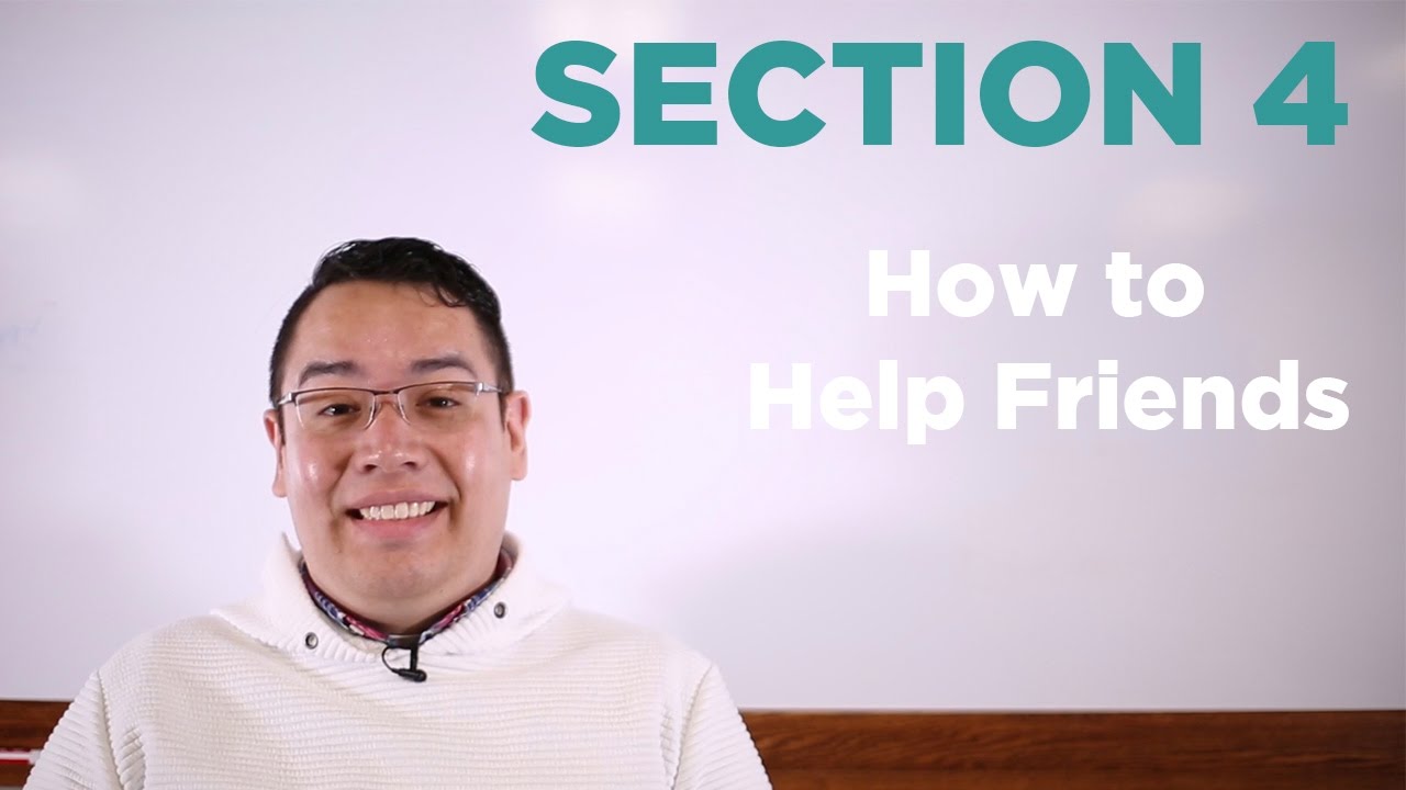 Safe Dates Section 4: How To Help Friends - YouTube